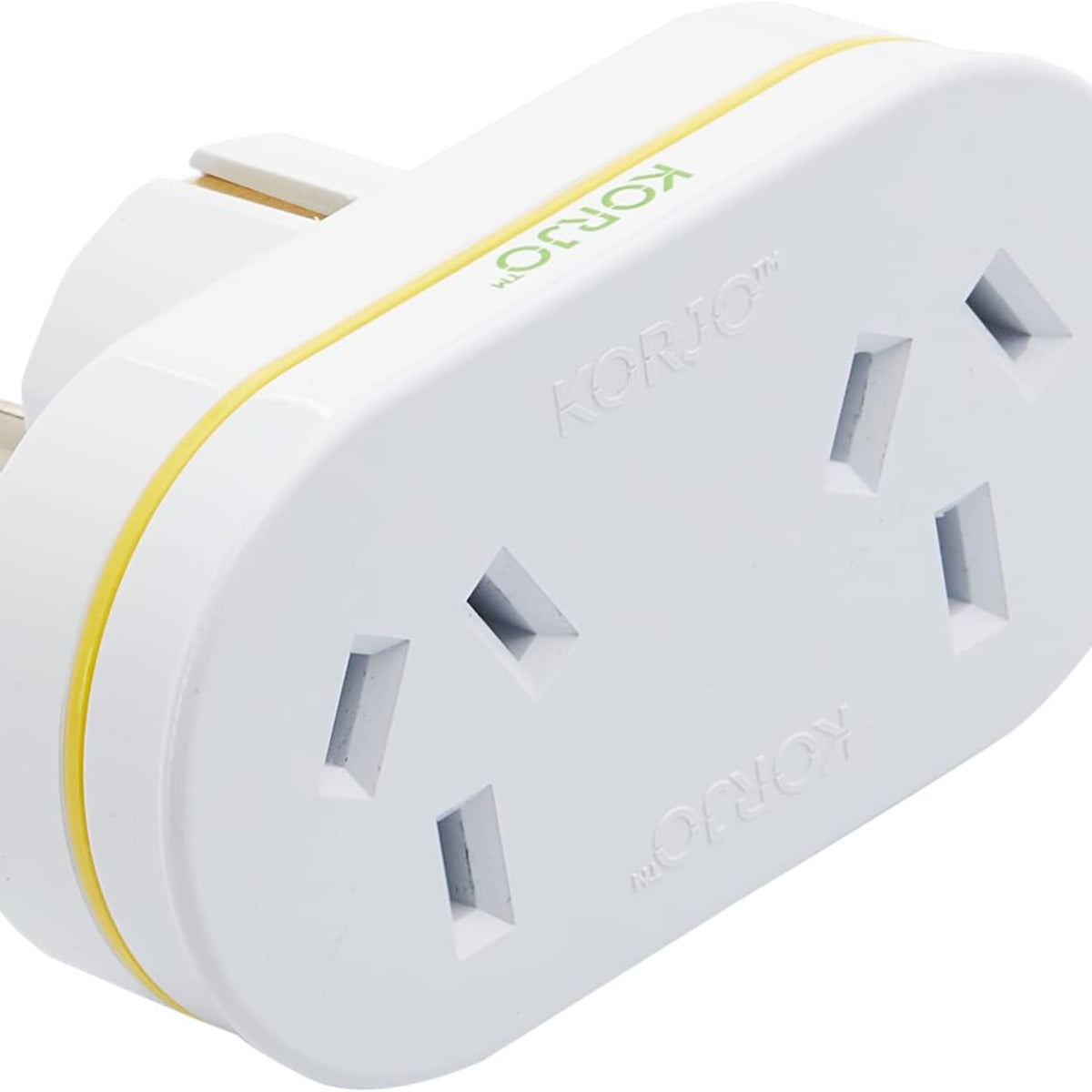 Korjo European Double Adapter - Dual AUS/NZ Sockets - TG