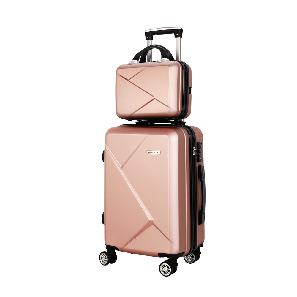 Wanderlite 2Set 20 Inch Luggage Case with 12 Inch Handheld Luggage Box ...